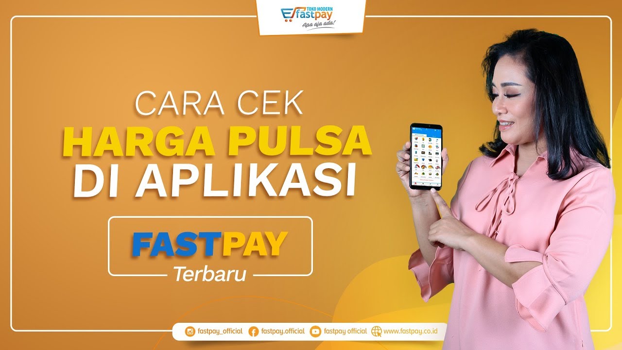 Cara Mengecek HARGA PULSA di Aplikasi Fastpay - Tutorial - YouTube