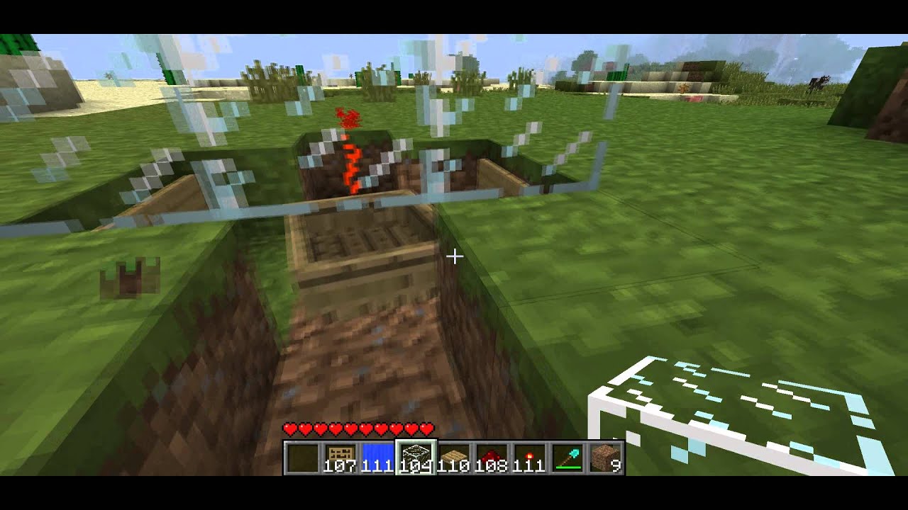 Water sensor - Minecraft - YouTube