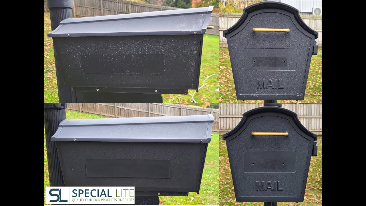 Washing Your Cast Aluminum Mailbox - YouTube