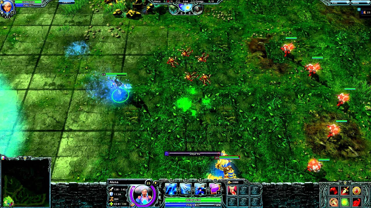 HoN Custom Effects: Sapphire Aluna - YouTube