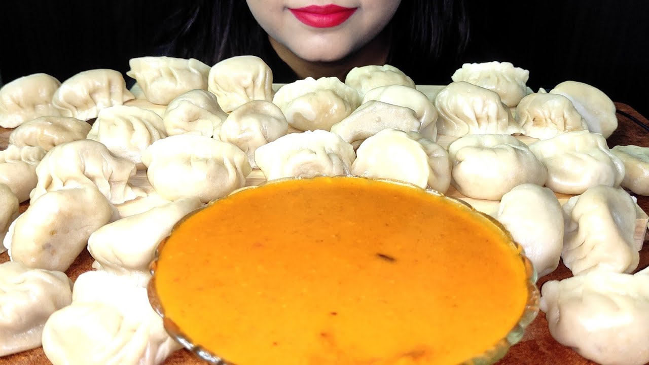 30 MOMO EATING CHALLENGE, JHOL MOMO, CHICKEN MOMO MUKBANG,ASMR EATING ...