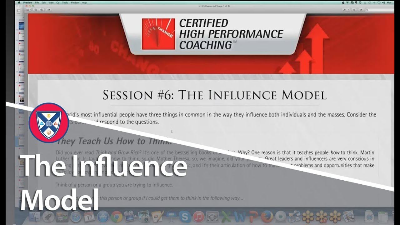 HIGH PERFORMANCE COACHING CALL: The Influence Model - YouTube
