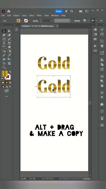 How to make a simple 3D Text in Adobe Illustrator? - YouTube