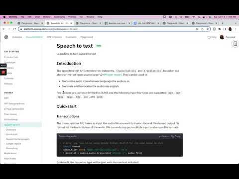 How to Transcribe Audio Using OpenAI's Speech to Text API for Non ...