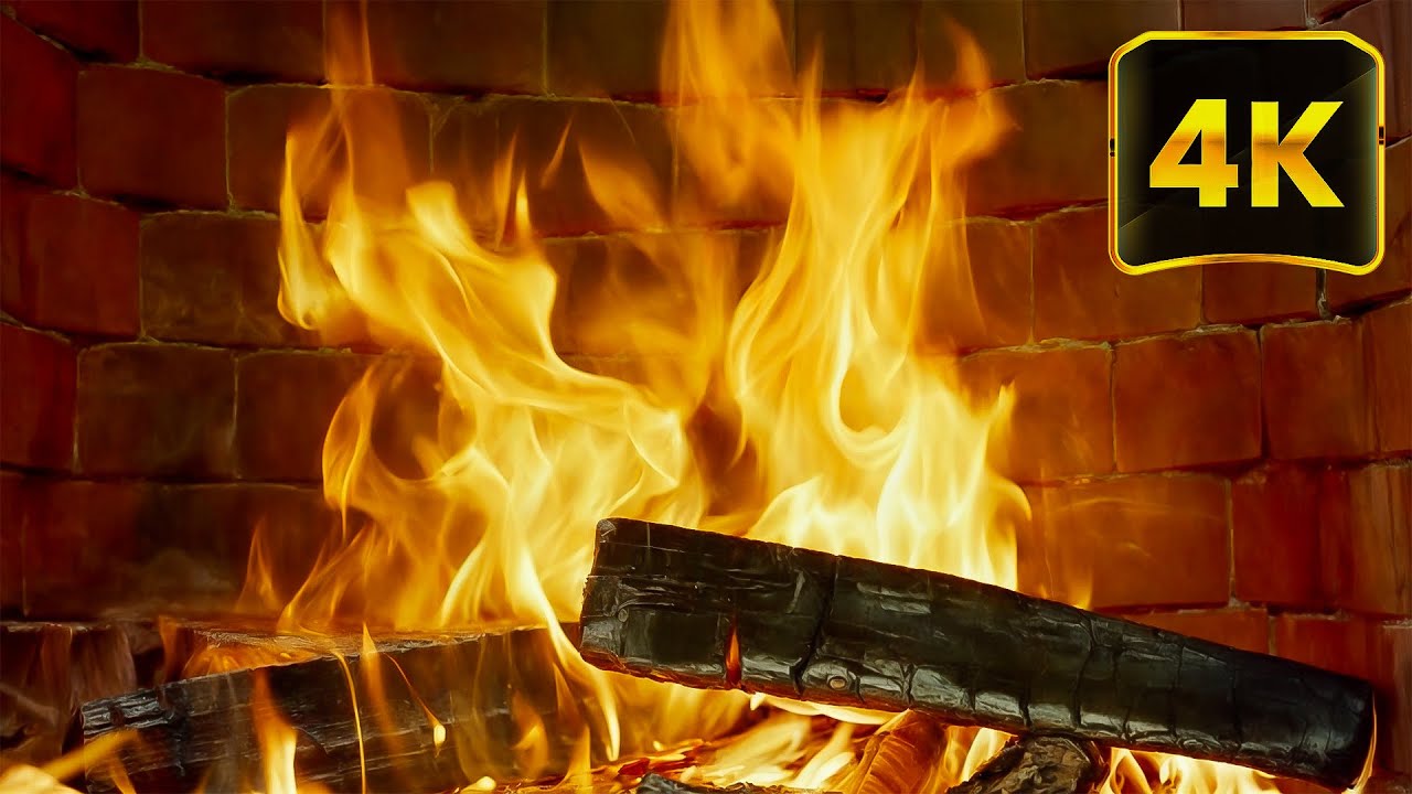Fireplace 4K for TV | Fireplace Ambience 4K UHD | 3 Hours Crackling ...