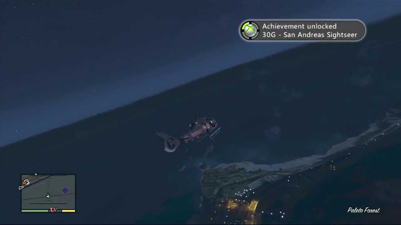 GTA 5 - San Andreas Sightseer Achievement - YouTube