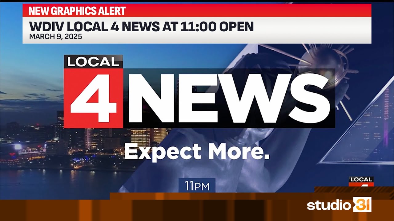 WDIV Local 4 News at 11:00 Open, 3/9/2025 (New Graphics) - YouTube