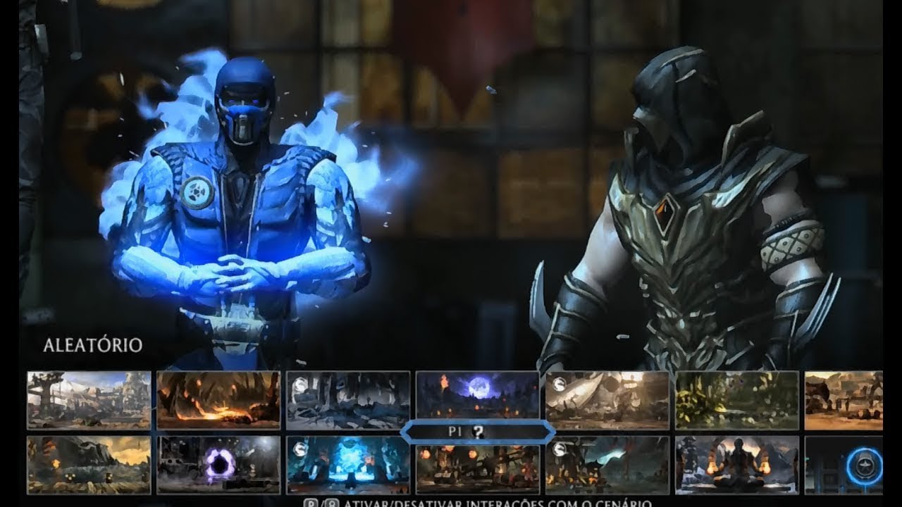 sub zero injustice 2 (skin mod) vs scorpion injustice skin mortal ...