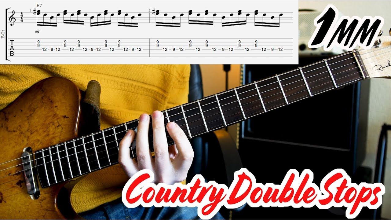 Country Double Stop Pattern w/Tab - Instagram (1 Minute Monday) - YouTube