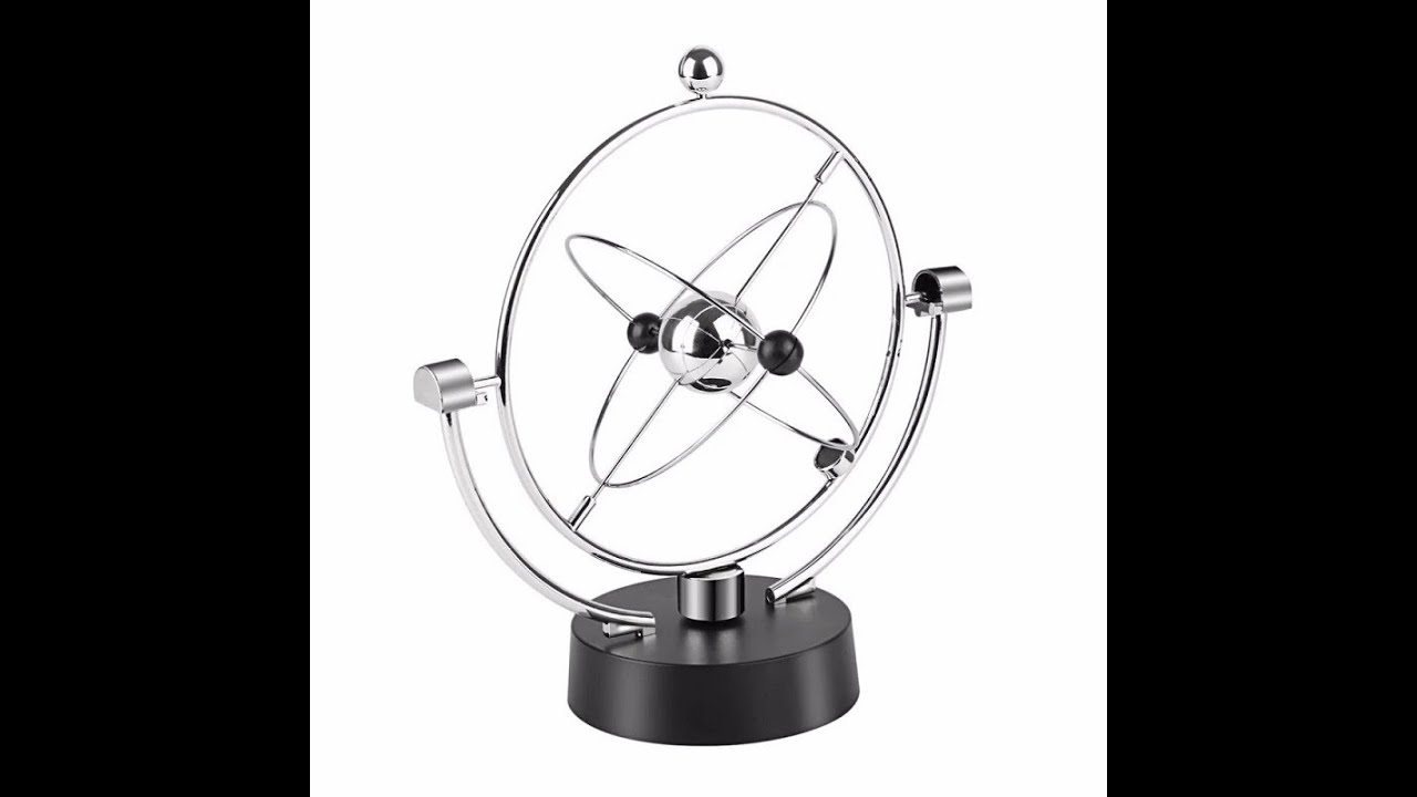 Pêndulo Cinético Giratório Magnético Mobile Cosmos Orbital - YouTube