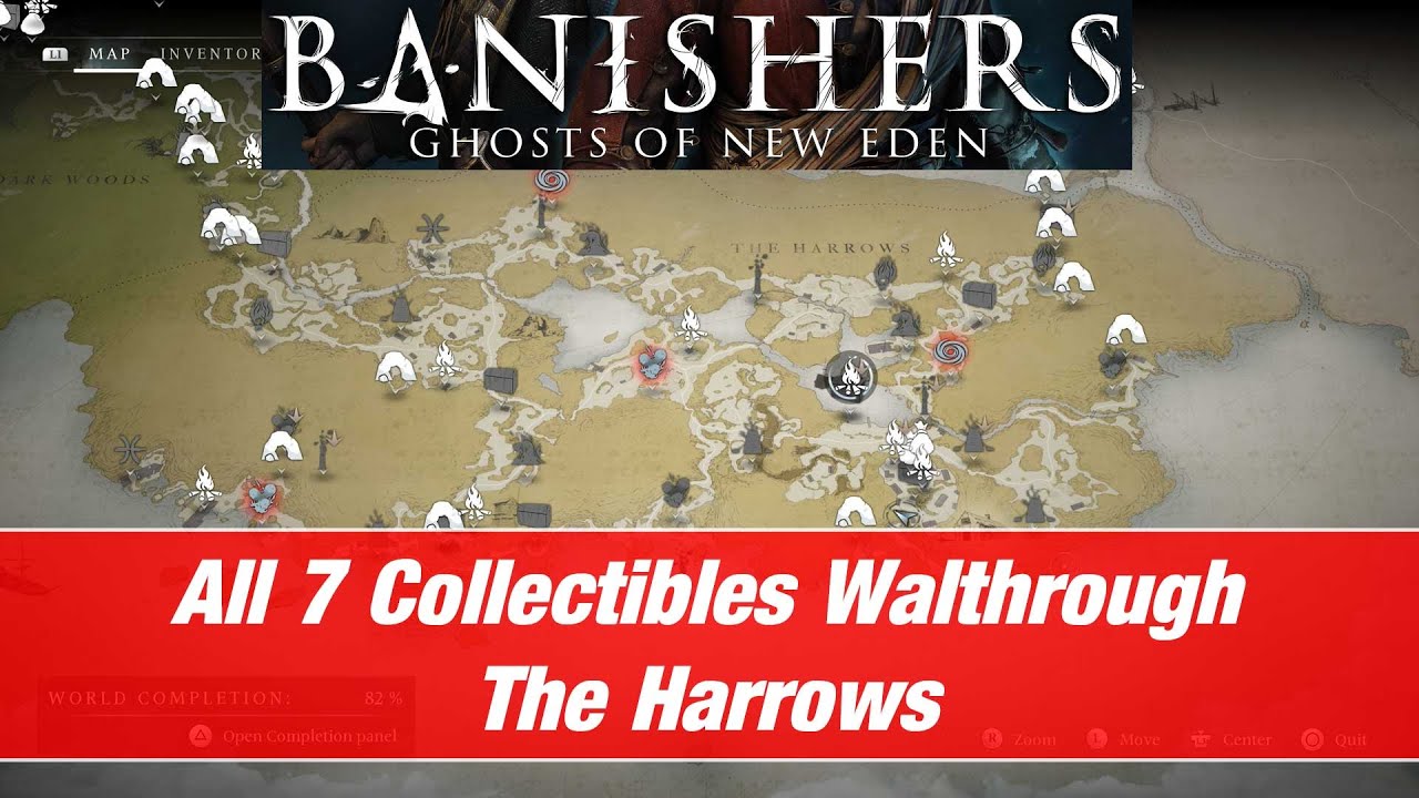 All 7 Collectibles in The Harrows - Banishers: Ghosts of New Eden - YouTube