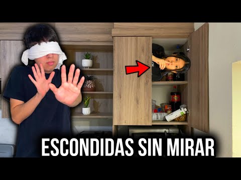JUGAMOS A LAS ESCONDIDAS POR TODA MI CASA SIN PODER MIRAR *OJOS VENDADOS* 😱