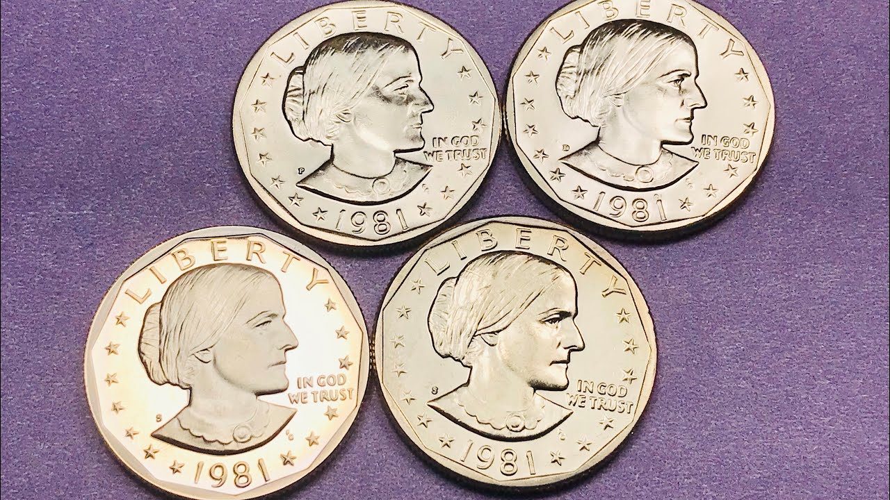 $22,000 United States 1981 Susan B Anthony Dollar US Coin - YouTube