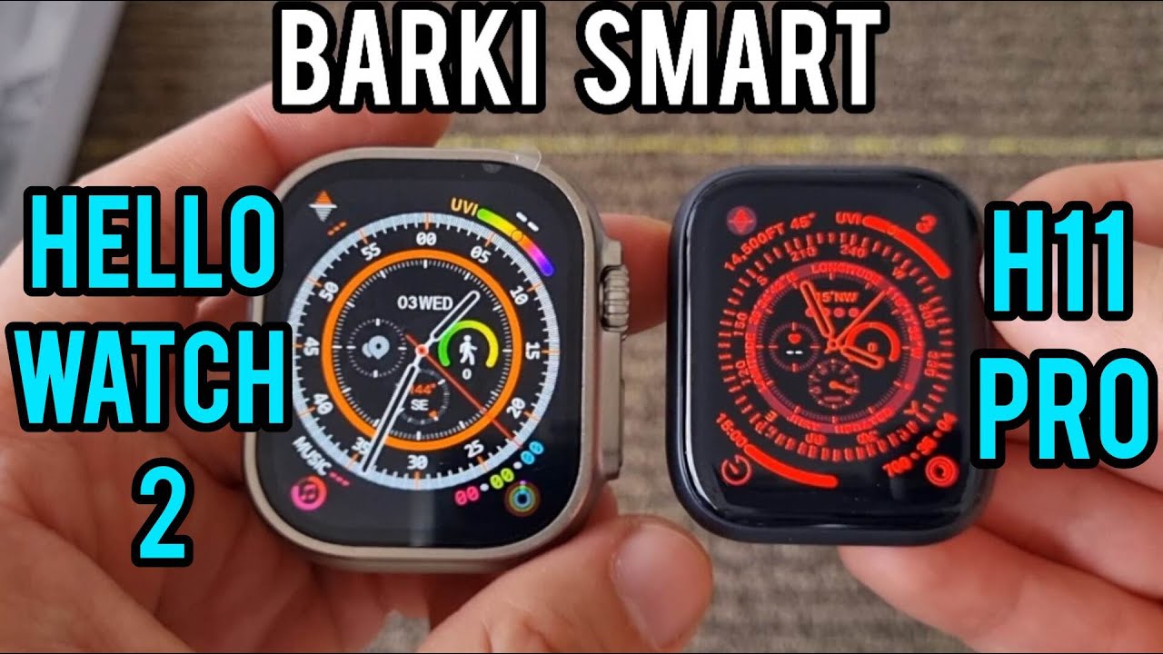 Comparación Hello Watch 2 Vs H11 Pro - YouTube