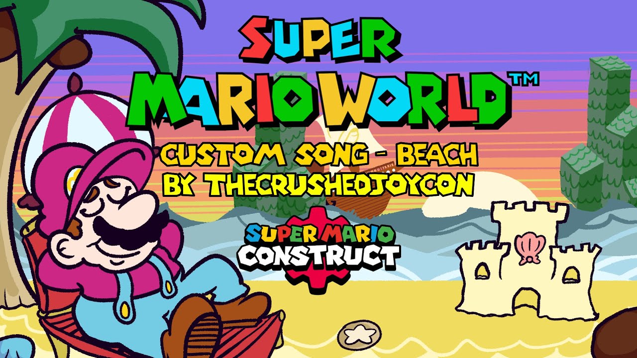 Super Mario World custom song - Beach - SMC soundtrack disc III - YouTube