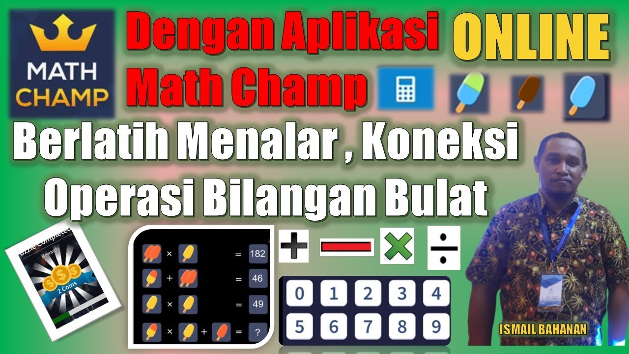 Menalar koneksi Operasi Bilangan Bulat dengan Math Champ - YouTube