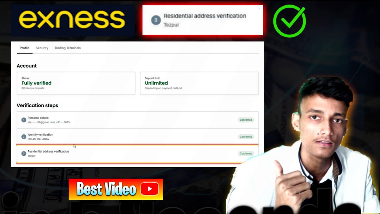 Exness Residential Address Verification Problem Solved - Exness Account ...