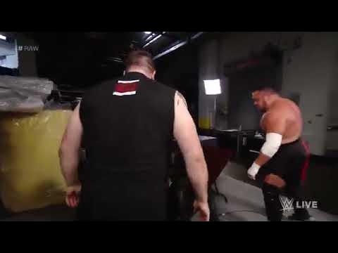 Kevin Owens & Samoa Joe powerbomb Chris Jericho through table - YouTube