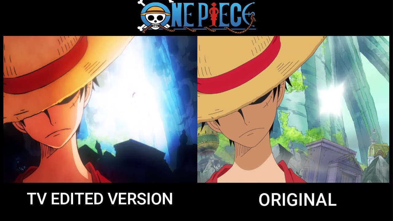 One Piece Comparison Remastered Version VS Original Version - YouTube