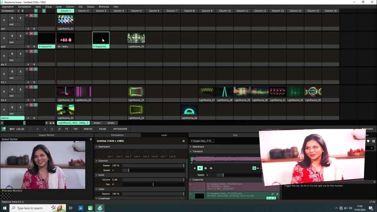 How to make single screen with 2 screen in Resolume Arena - YouTube