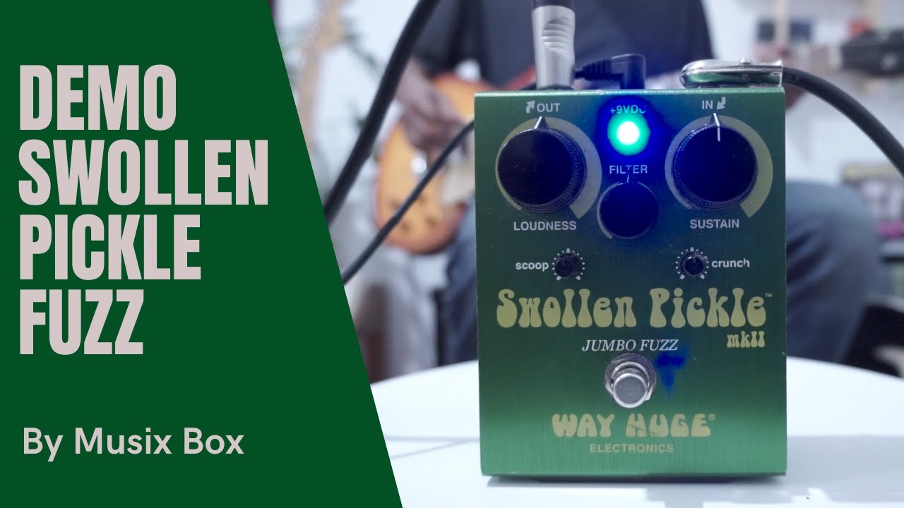 REVIEW WAY HUGE SWOLLEN PICKLE MK II JUMBO FUZZ PEDAL - MUSIX BOX DEMO ...