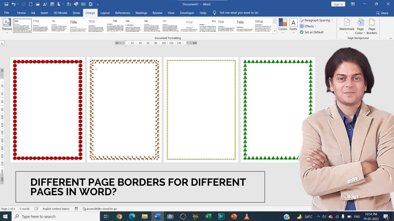 Different Page Borders For Different Pages In Word YouTube Different Page Borders For Different Pages In Word YouTube
