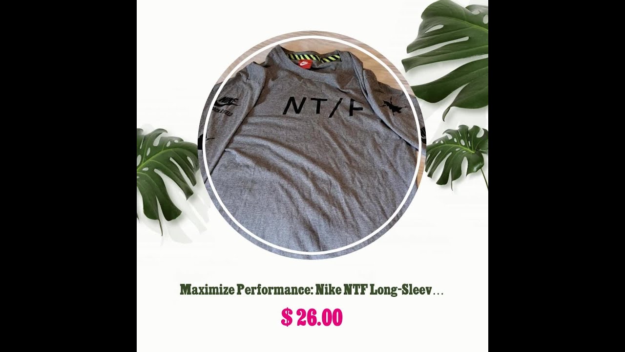 Maximize Performance: Nike NTF Long-Sleeved Shirt L – Get Yours Now ...
