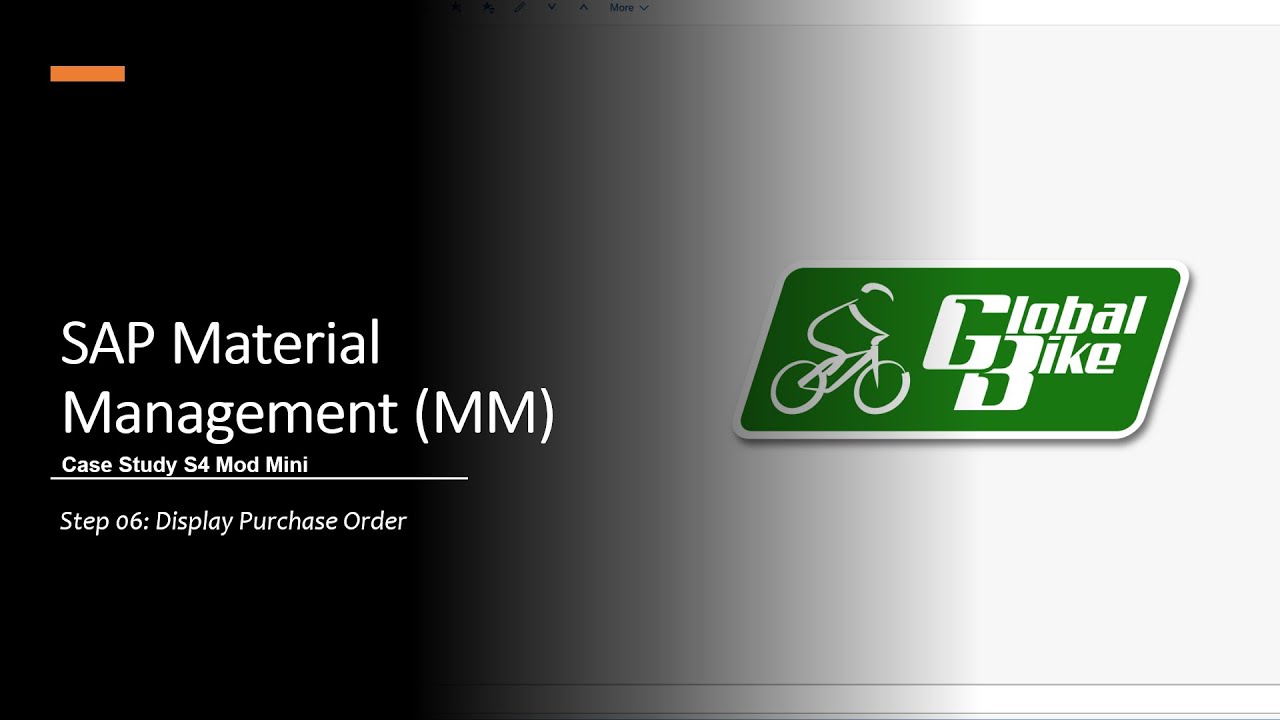 SAP Material Management | Step 06: Display Purchase Order | Windows ...