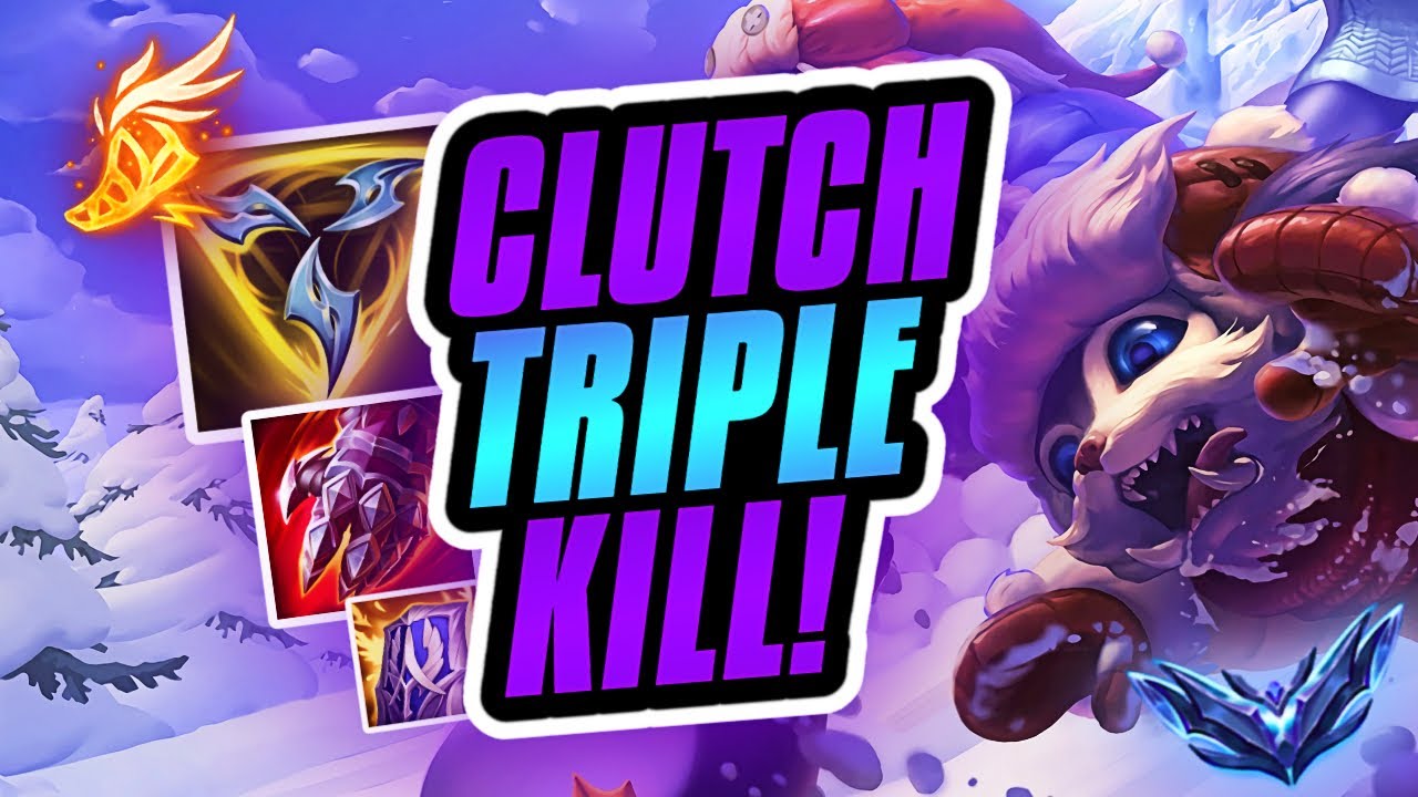CLITCH TRIPLE KILL WITH GNAR TO WIN THE GAME!!! Season 13 Gnar Ranked ...
