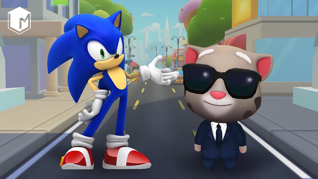 Talking Tom Gold Run vs Sonic Dash - Gameplay Walkthrough - My Talking ...