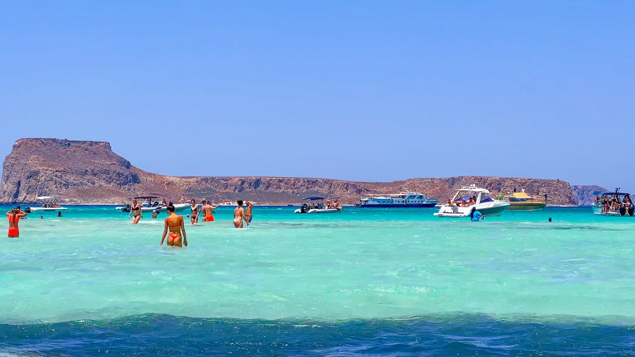 Balos beach Chania Crete Greece - YouTube