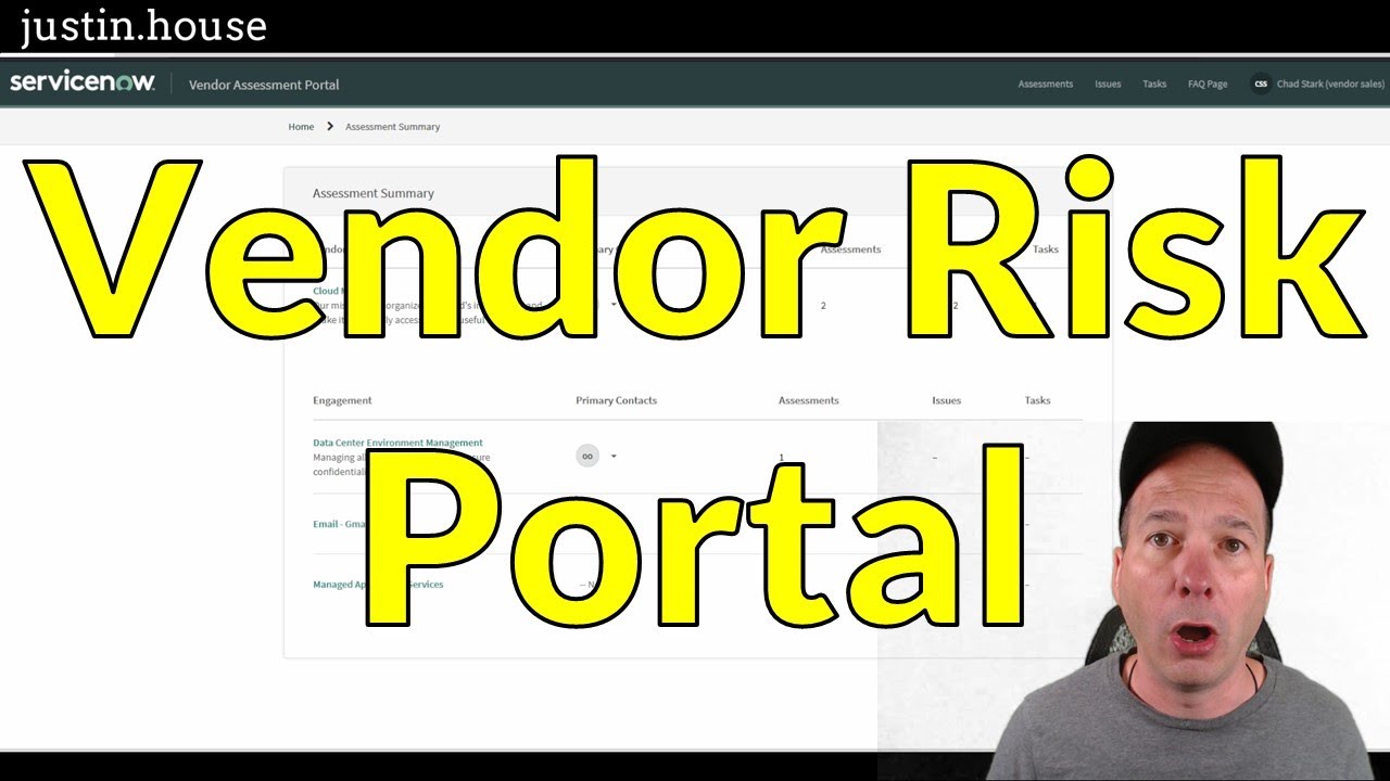 ServiceNow Vendor Risk Portal - YouTube