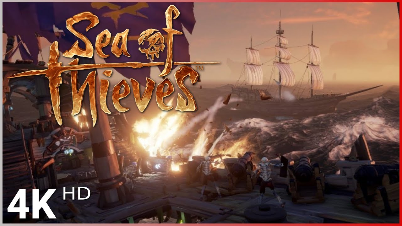 Sinking a Brigantine w Sloop | Sea of Thieves - YouTube