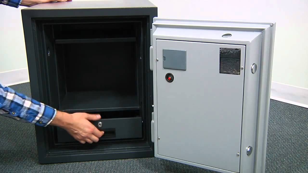 LockState LS-60DH 1 Hour Fireproof Electronic Safe - YouTube