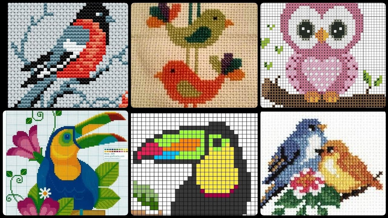 Beautiful bird Cross stitch pattern/ Bird ason pattern design/Bird ...