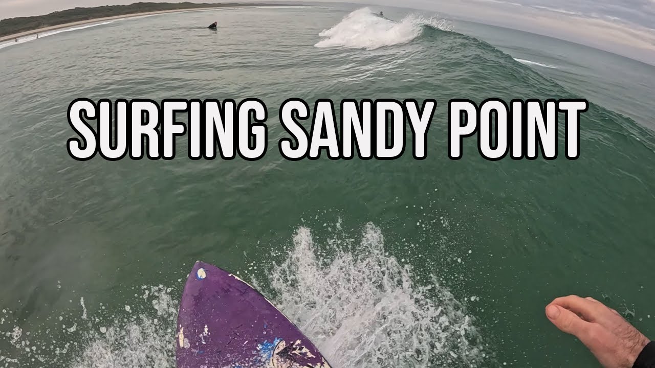 RAW POV Surfing Sandy Point Wilsons Prom - YouTube