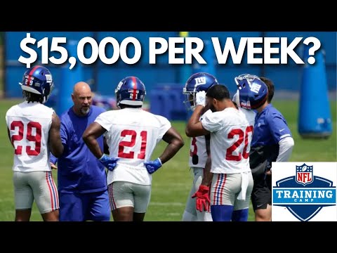 How Much Do NFL Players Make in Training Camp?