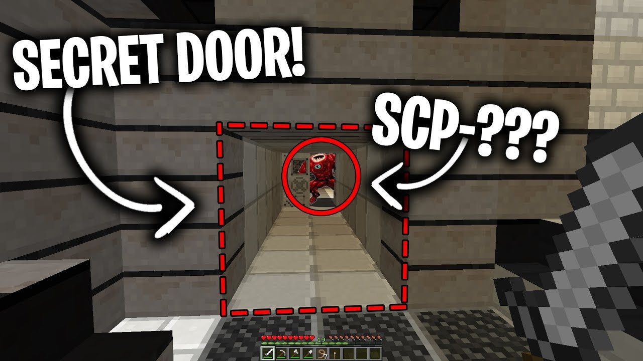 We found a Secret Door in this SCP Facility in Minecraft.... (Scary ...