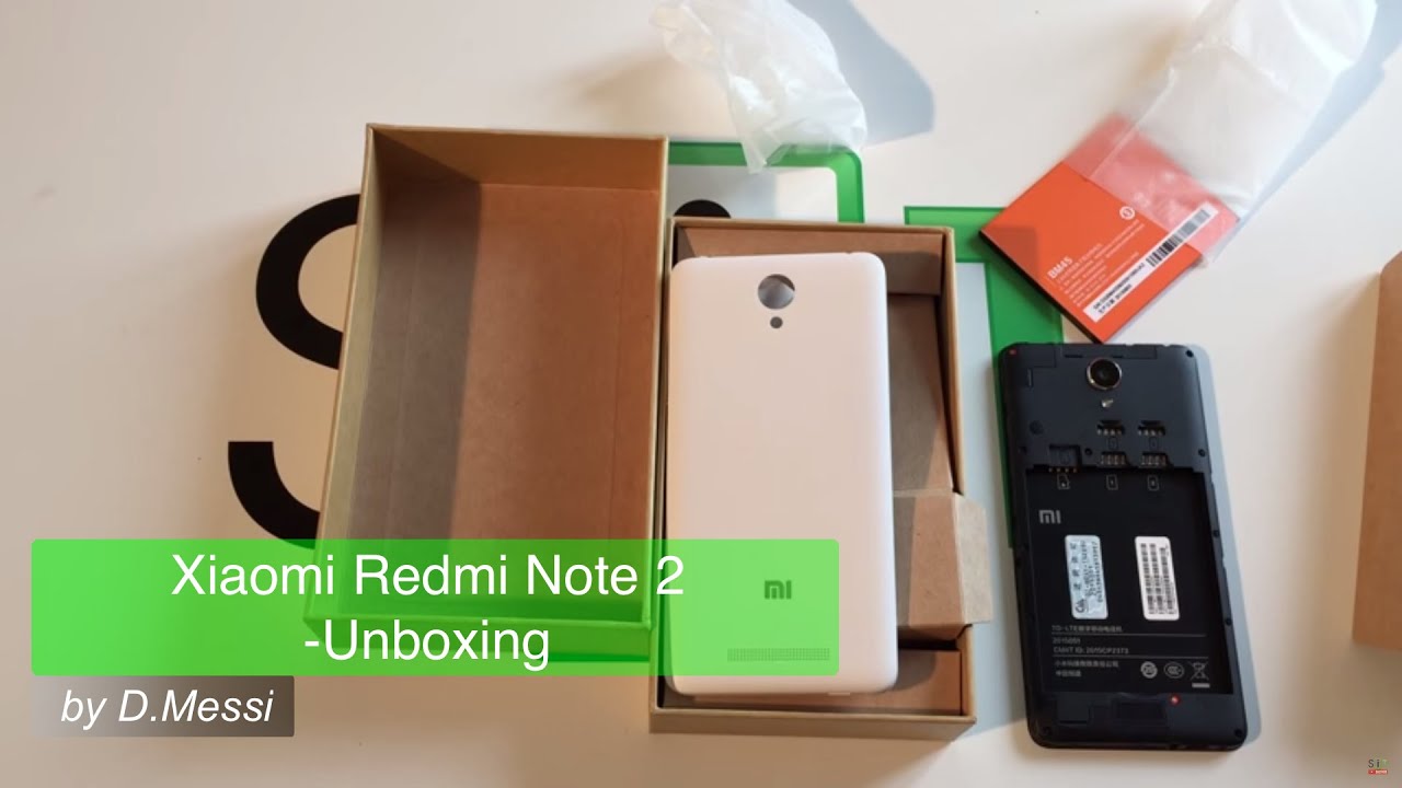 Xiaomi Redmi Note 2 Unboxing Italiano By Spazio Itech Youtube