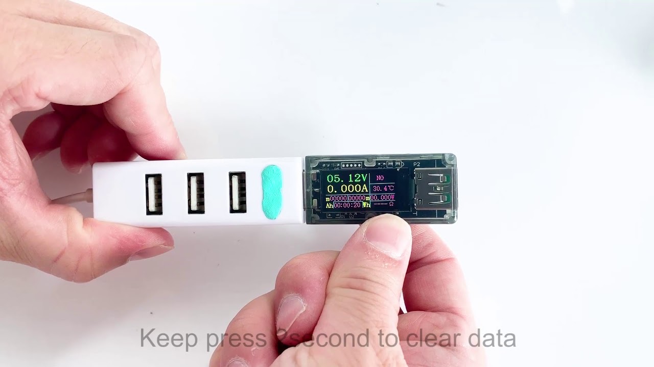 5V USB Multi function Meter LCD Voltmeter - YouTube