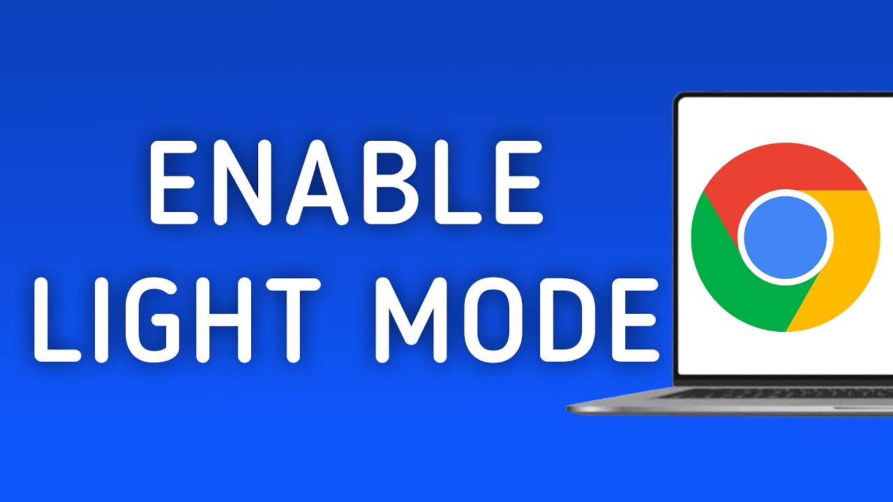 How To Enable Light Mode On Google Chrome On PC (New Update) - YouTube