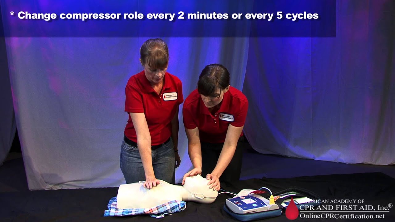 Child CPR Training Video - How to Use an AED (Automated External ...