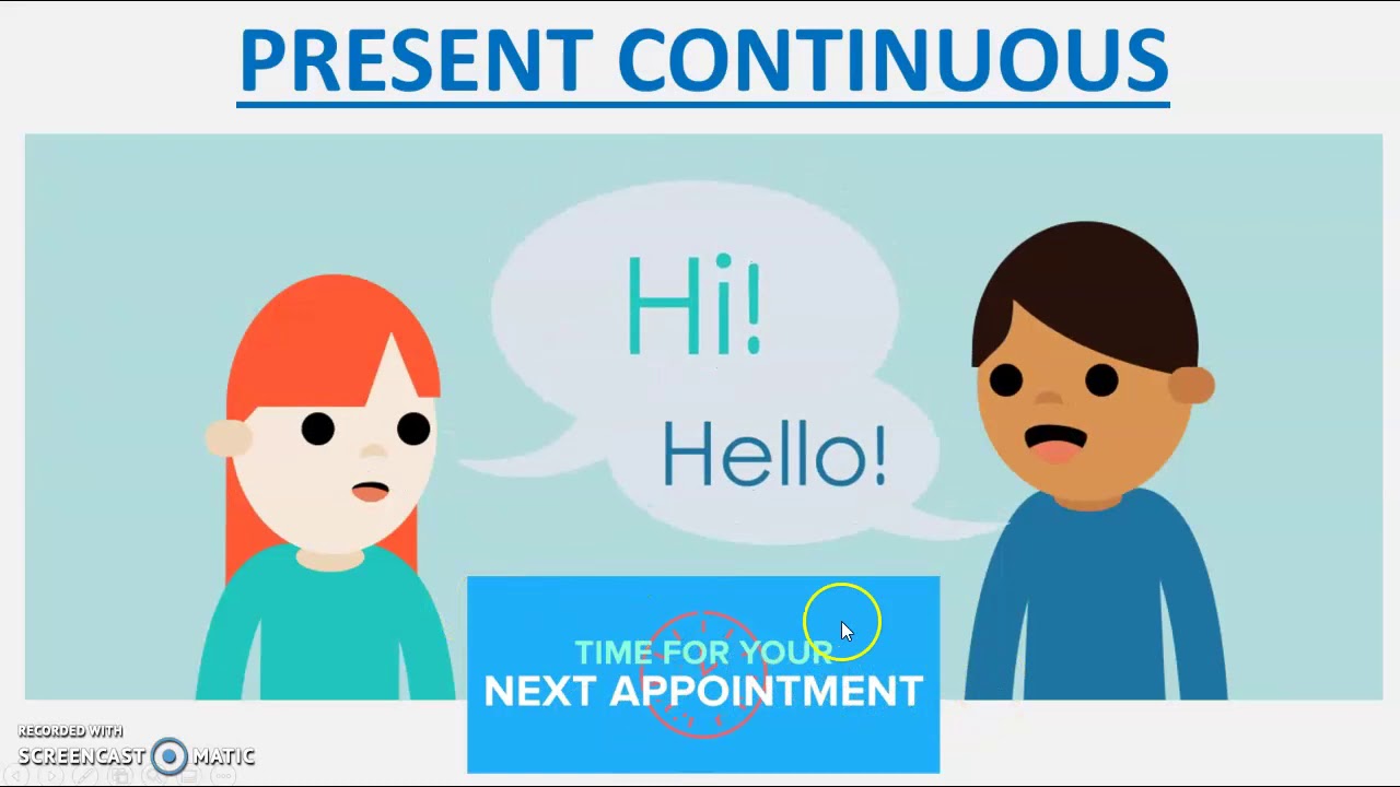 PRESENT SIMPLE AND PRESENT CONTINUOUS FOR FUTURE - CONJUNCTIONS - YouTube