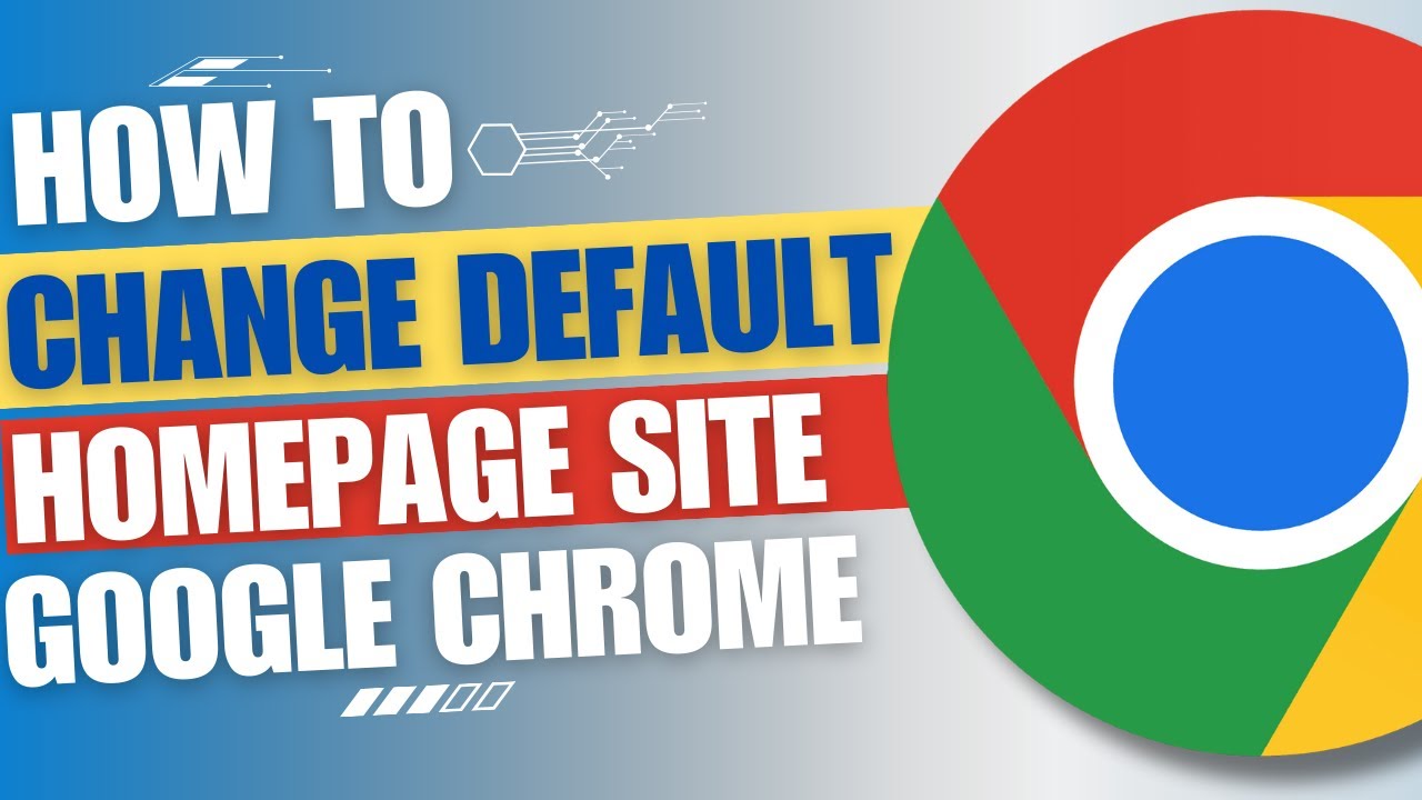 How to change default homepage in Google Chrome [EASY GUIDE] - YouTube