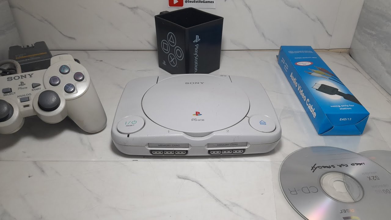 (Vendido) Playstation 1 Baby completo com 2 jogos - YouTube