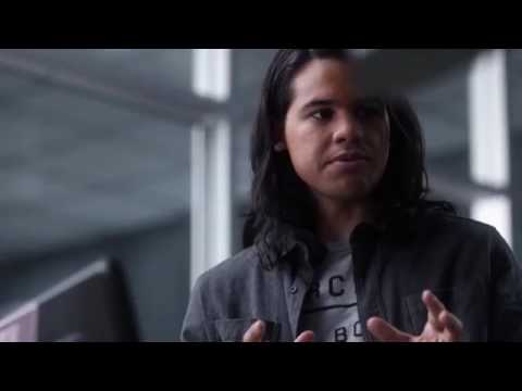 The flash 3x18 flash vs abra kadabra - YouTube