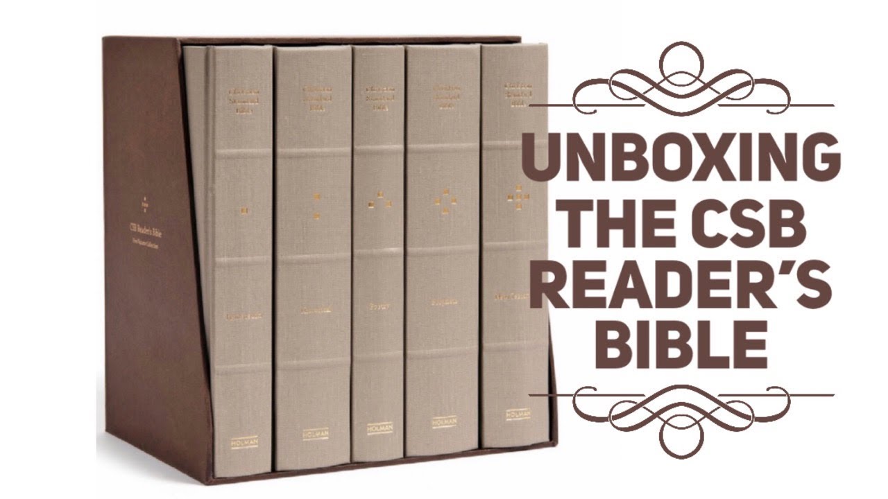 Unboxing & Initial Impressions - CSB Reader's Bible 5 Volume Set - YouTube