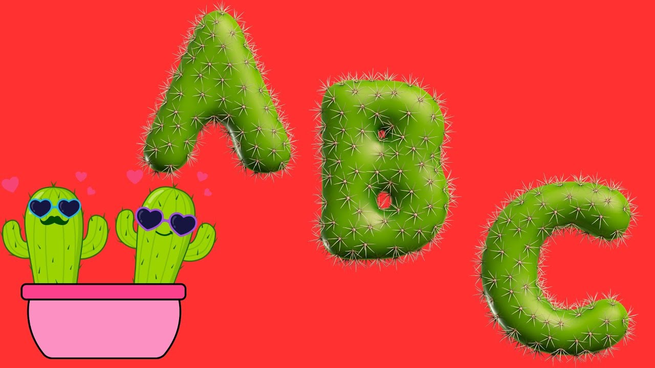 Fun ABC Song for Kids (Cactus Theme) - YouTube