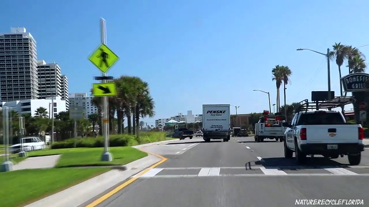 A1A Daytona Beach Florida - YouTube