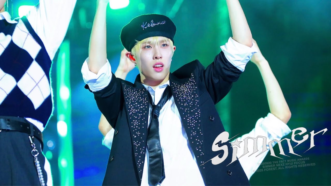 [4K] 250920 TMA ‘SIMMER - NEXZ‘ 넥스지 휴이 HYUI focus 직캠 - YouTube
